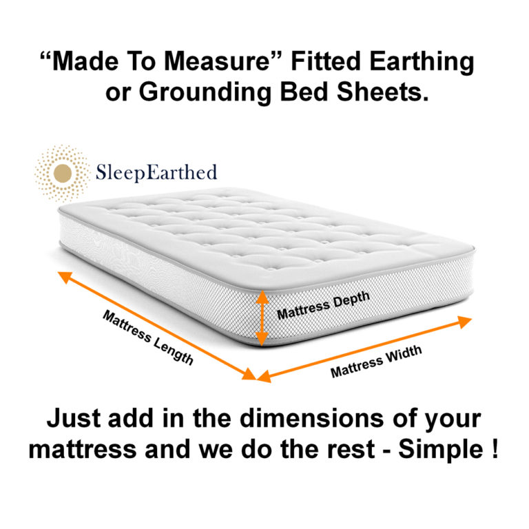 Made To Measure Bespoke Fitted Earthing Bed Sheets | UK Made