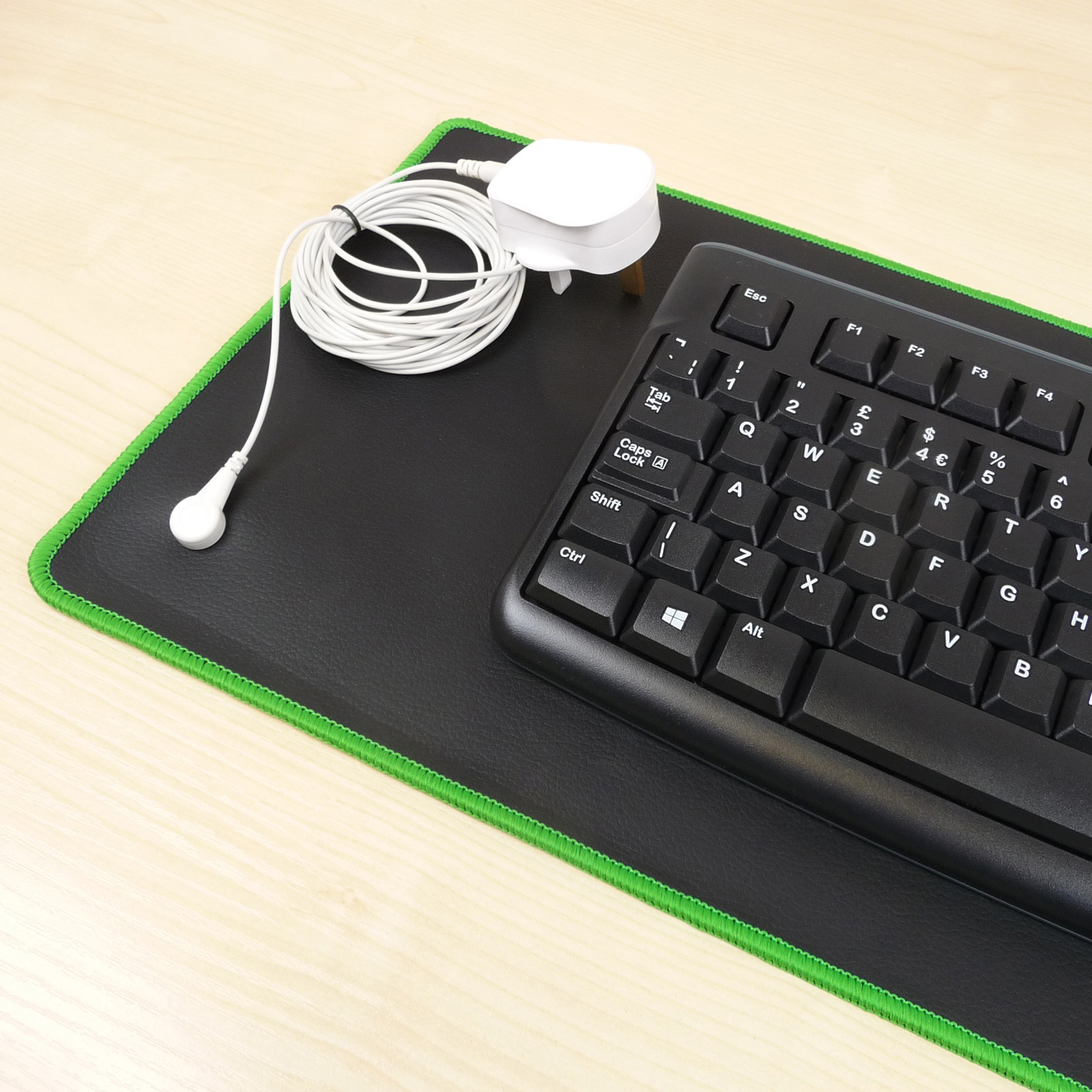 Grounding Mat | Black Earthing Keyboard Mat | For Home or Work.