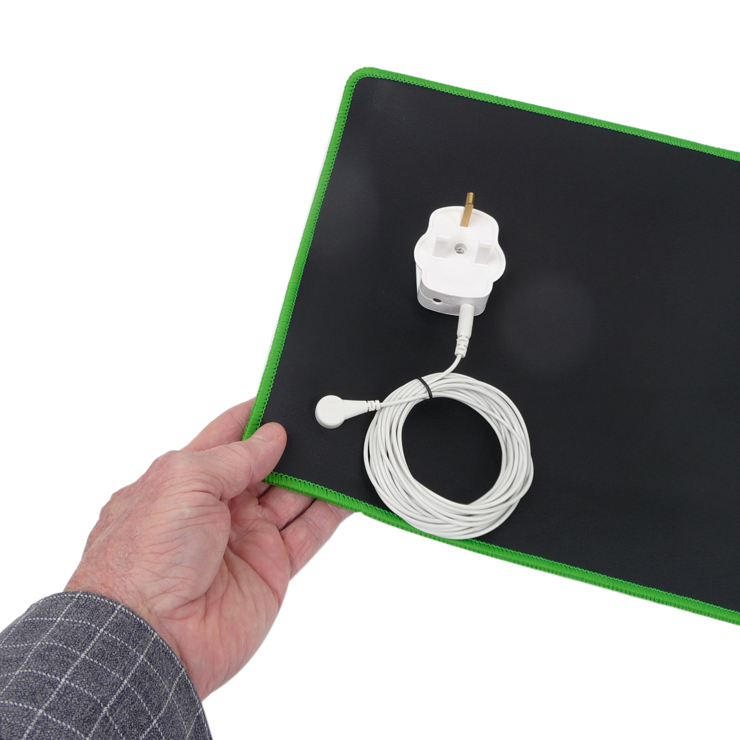 Grounding Mat | Black Earthing Keyboard Mat | For Home or Work.