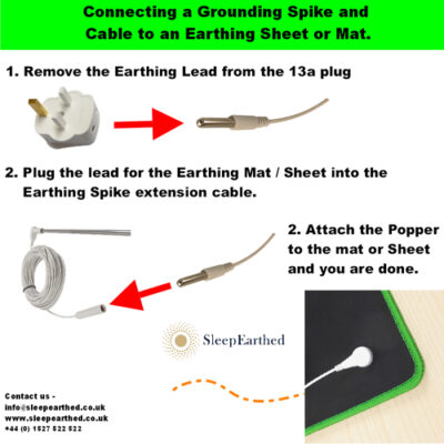 Grounding Rod Kit | Earthing Rod Extension Kit | Sleep Earthed