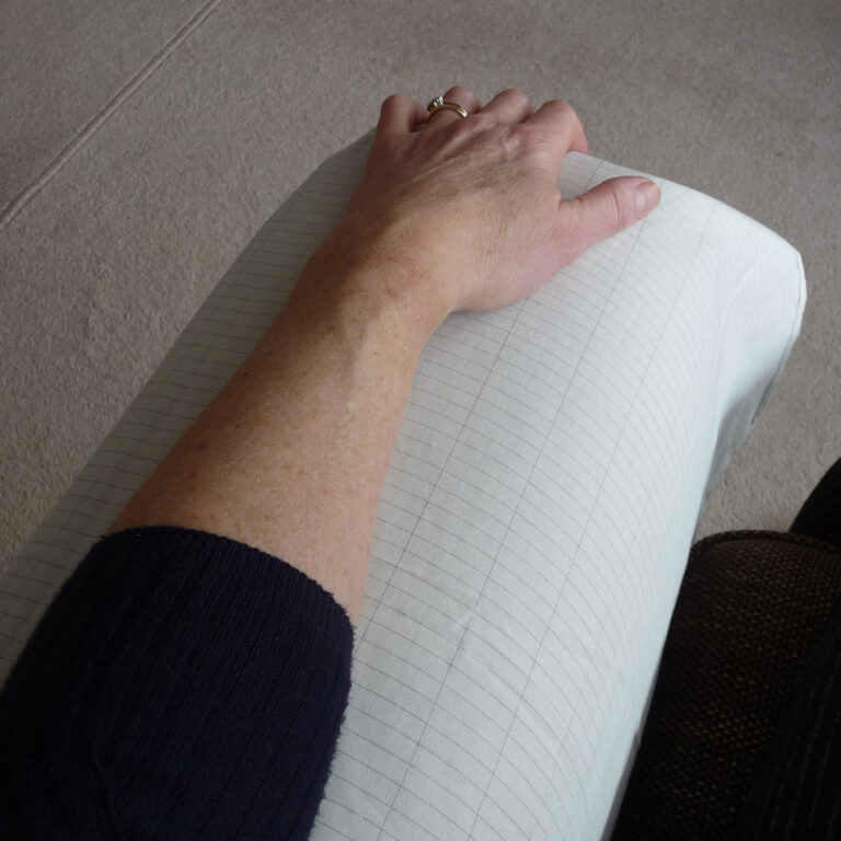 Earthing Meditation | Armchair Sheet | Organic Cotton | 80cm Sq.