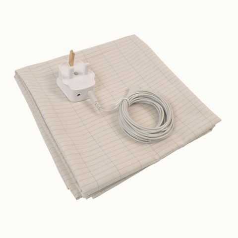 Earthing Meditation | Armchair Sheet | Organic Cotton | 80cm Sq.